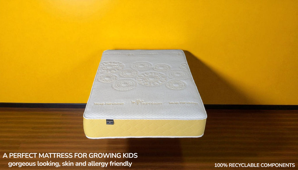 Kids Memory Foam Mattress UK Bamboo - Cooling & Safe – sleepharvester